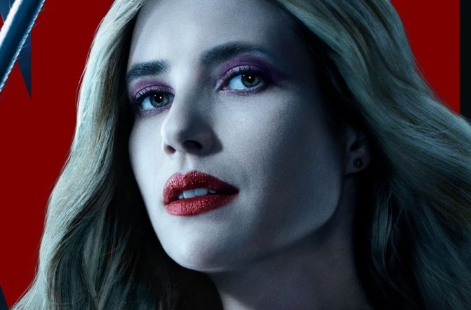 AMERICAN HORROR STORY: DELICATE - Emma Roberts Is Having A Terrifying ...